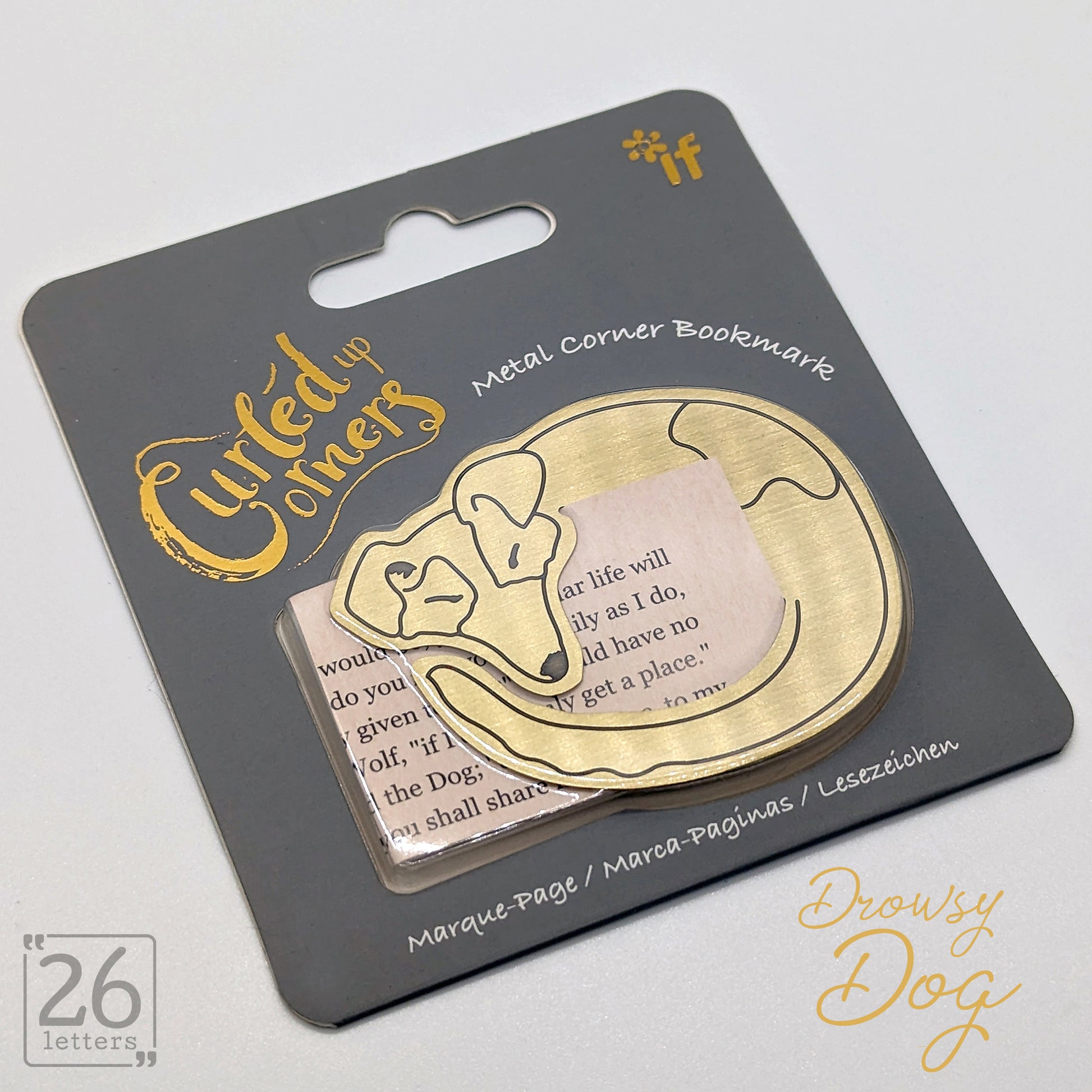 Curled Up Corners – 26 Letters